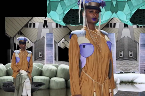 As colagens ilusórias de Perera Elsewhere no videoclipe de "Bizarre"