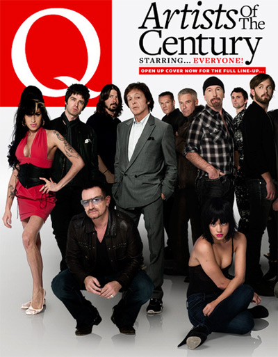 Os artistas do século na capa da Q Magazine
