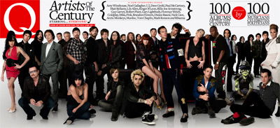 Os artistas do século na capa da Q Magazine